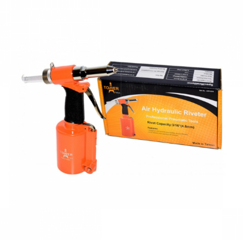 Tower Tools AHR-0316 Air Hydraulic Pneumatic Rivet Gun – 2.4mm to 4.8m
